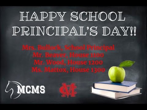 Happy Principal's Day 2020 - YouTube