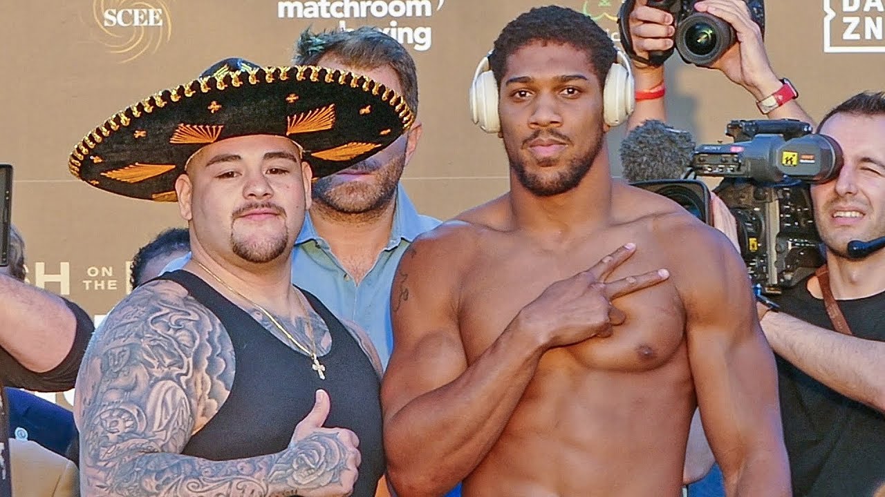 Andy Ruiz vs. Anthony Joshua 2 - FULL WEIGH IN & FINAL FACE OFF ...