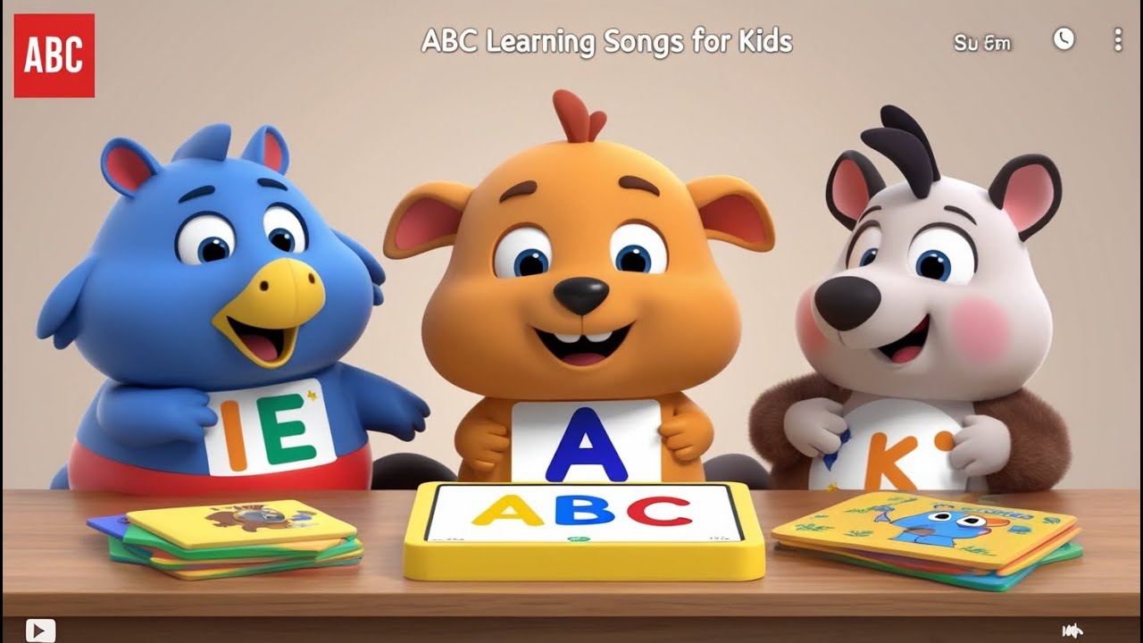 ABC & 123 Learning for Kids | Learn ABC & Numbers 1-10 with Cute ...