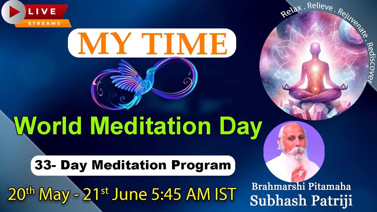 🔴 Live MY TIME | Relax, Relieve, Rejuvenate, Rediscover | Meditation ...