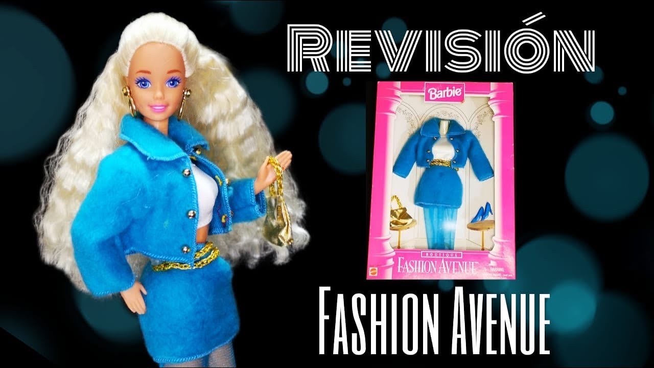 Fashion Avenue Turquoise / Turquesa 1996 + SuperTalk Barbie REVISIÓN ...