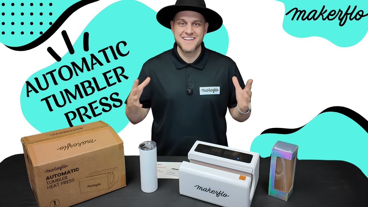 MakerFlo Automatic Tumbler Heat Press – Demo, Features, & How to ...