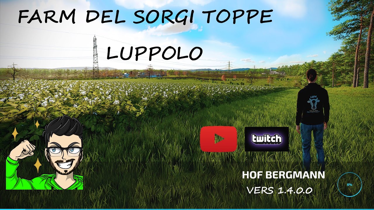 NUOVA HOF BERGMANN 1.4.0.0 PIANTAGIONE E LAVORAZIONE LUPPOLO - YouTube
