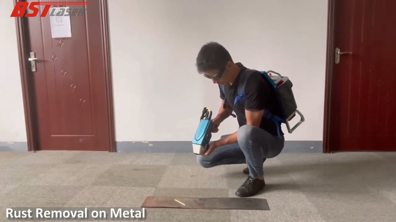 18kg Backpack Laser Cleaning Machine,Super Mini Laser Cleaner Rust Removal - YouTube