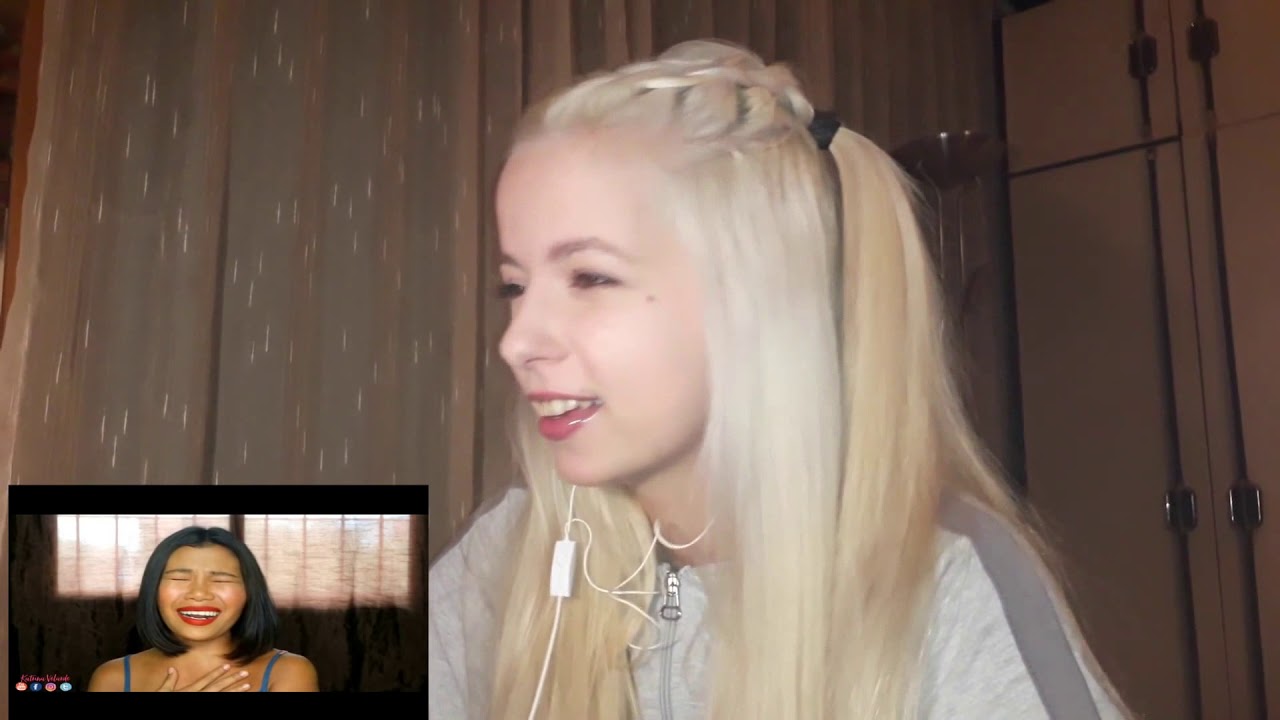 Reacting to SHE'S GONE -- Katrina Velarde Cover (RAW) - YouTube