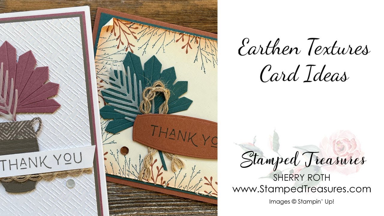 Earthen Textures Card Ideas - YouTube