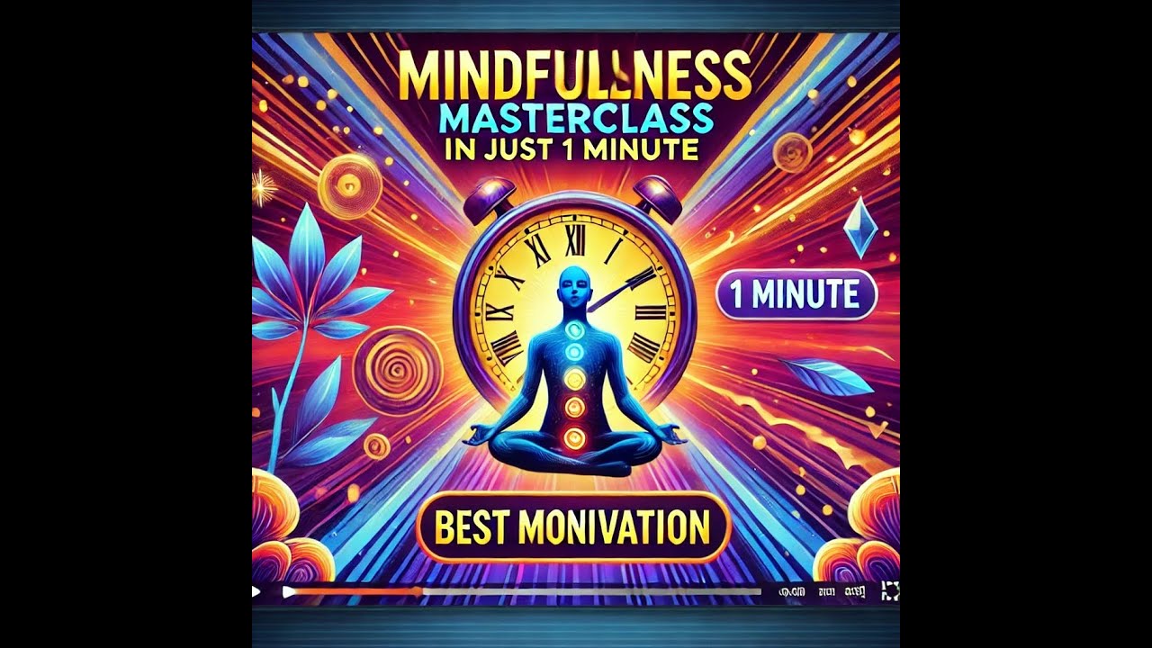 Mindfulness MasterClass in Just 1 Minute! Best Motivation #youtubeshorts #mindfulness # ...