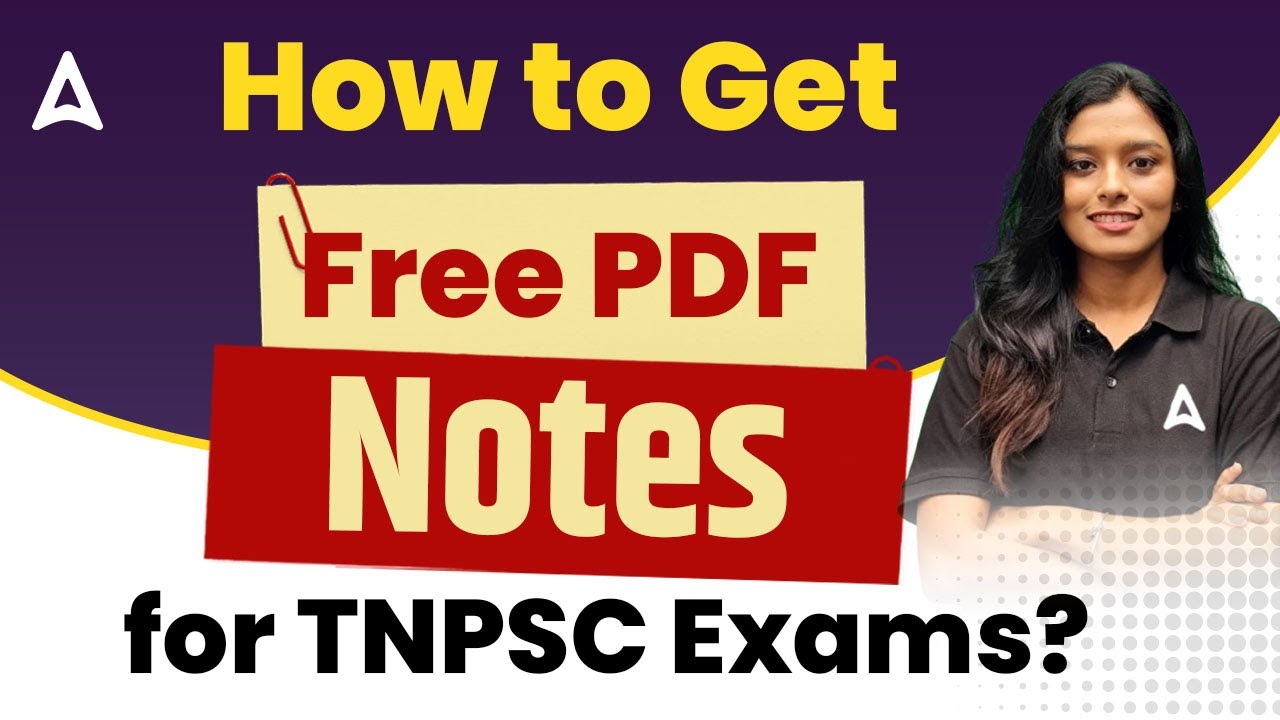 How to Get Free PDF Notes for TNPSC Exams? | TNPSC Group Exam ...