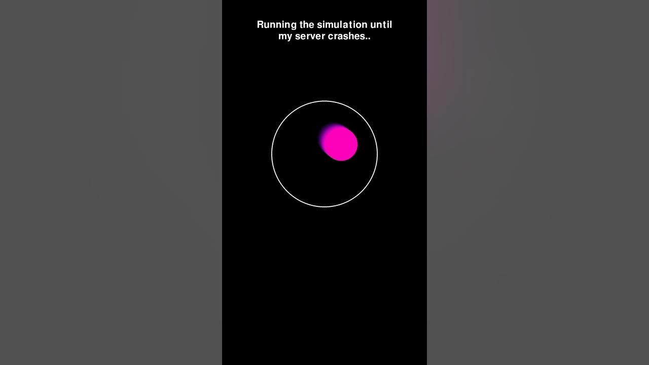 Ball bouncing simulation #adhd #music #code #space #python #physics # ...