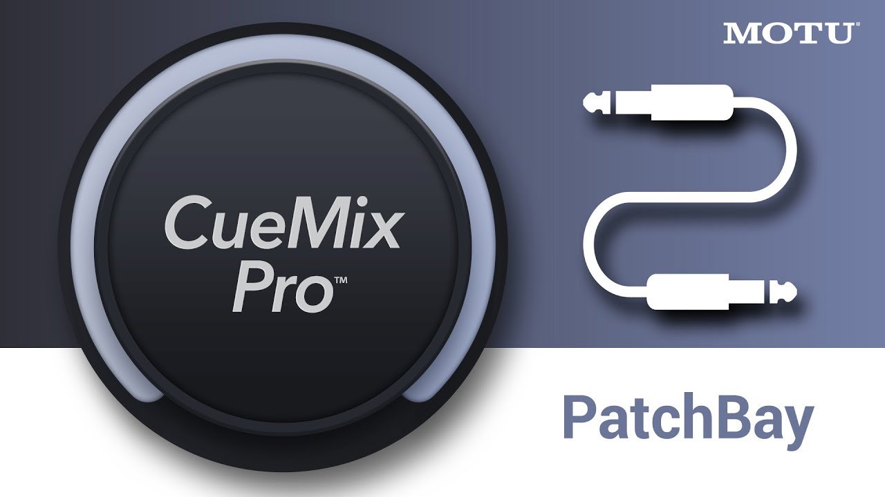 MOTU CueMix Pro パッチベイ機能解説動画【日本語字幕】 - YouTube
