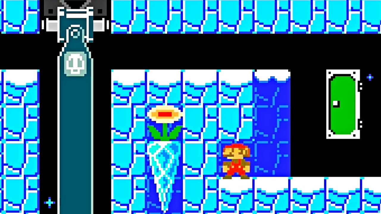 Super Mario Maker 2 🔧 Magical Ice Power - YouTube