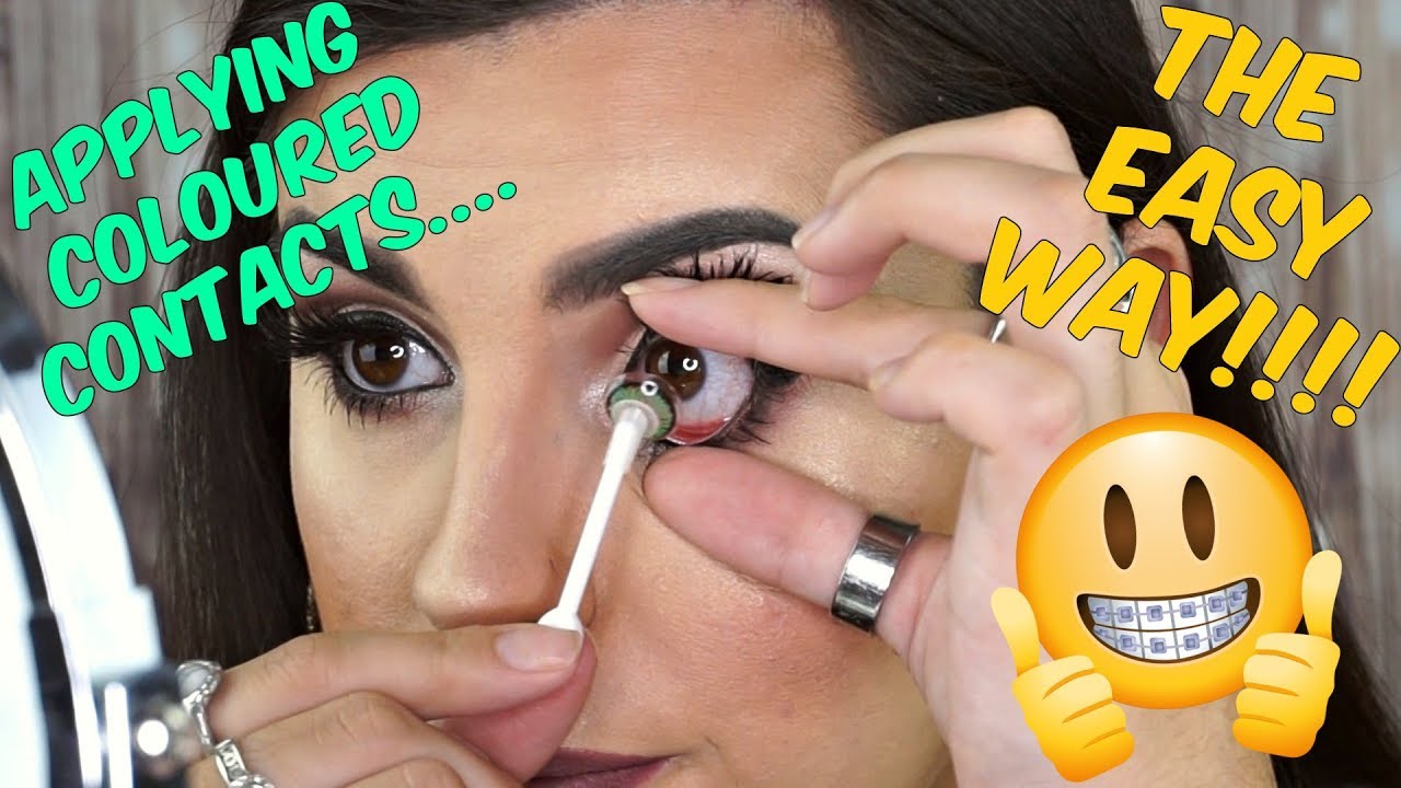 Coloured Contacts || Everything you need to know | Application ...