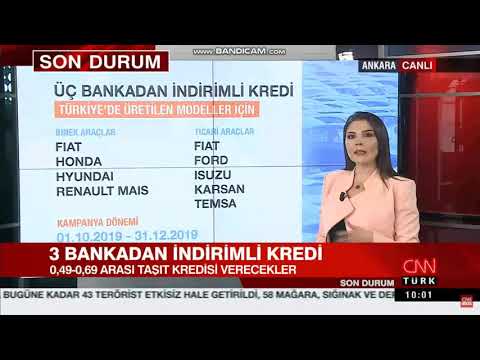 TASIT KREDİSİ DÜŞTÜ 26,09,2019
