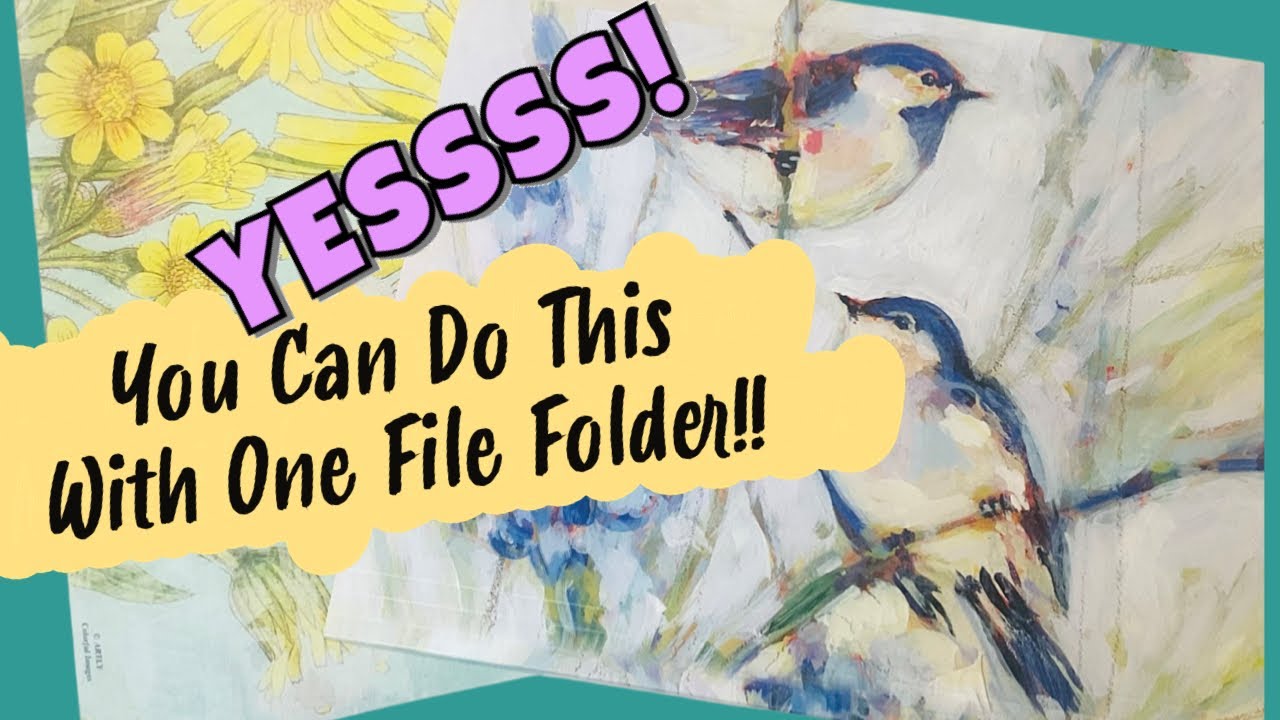 AMAZING CRAFT! all you need is ONE FILE FOLDER/DIY unique gift box ...