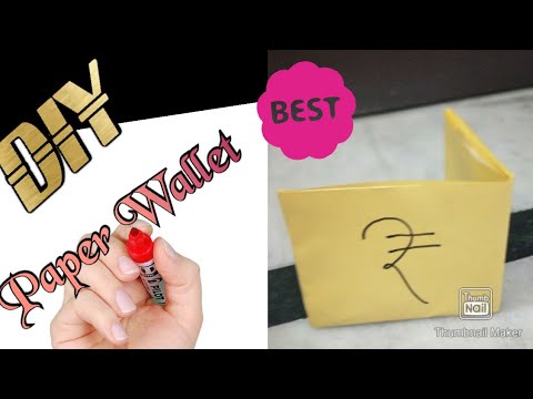 Paper Wallet || Easy || Step by Step || Tutorial - YouTube