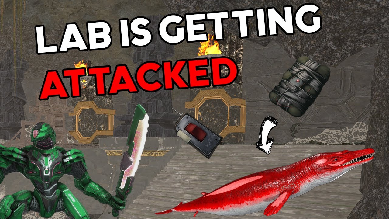 Lab Is Getting Attacked Ark Official Small Tribes PVP S03E06 - YouTube
