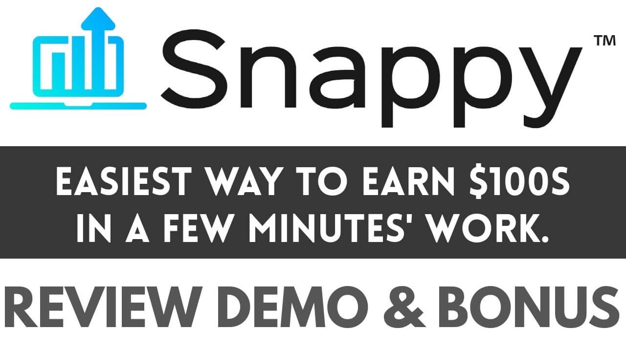Snappy Review Demo Bonus - 8 in 1 Photo & Video Editing Software - YouTube