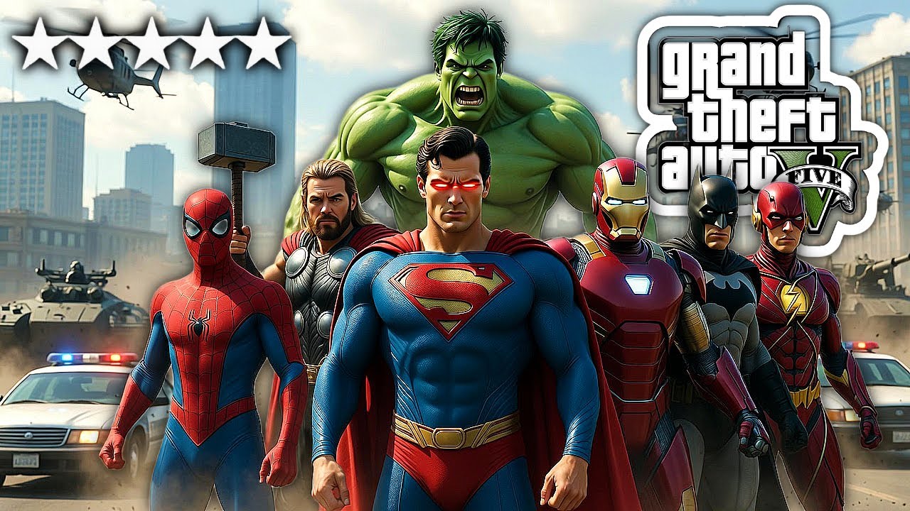 GTA 5 Live Superhero Fight 141 | SAP Gaming #viral #gameplay #gaming # ...