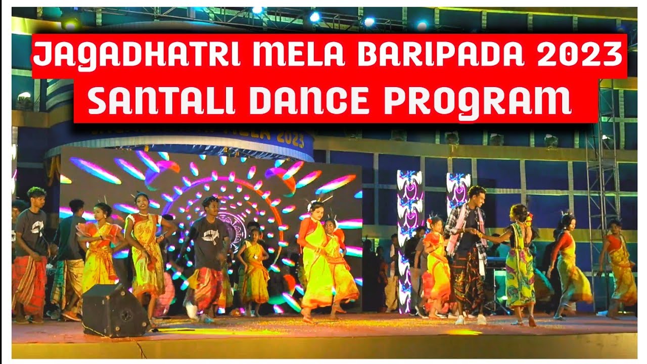 Jhinga Baha Saliretam....|| Jagadhatri Mela Santali Stage program 2023||New Santali Full video ...