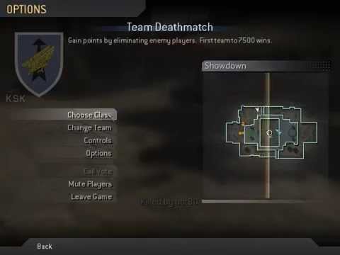 Call of Duty 4 Combined Warfare showdown map free for all - YouTube