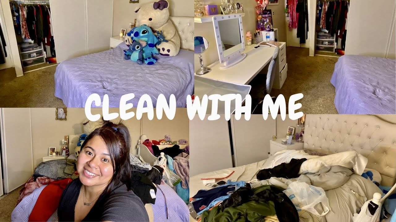 CLEANING MY ROOM - YouTube