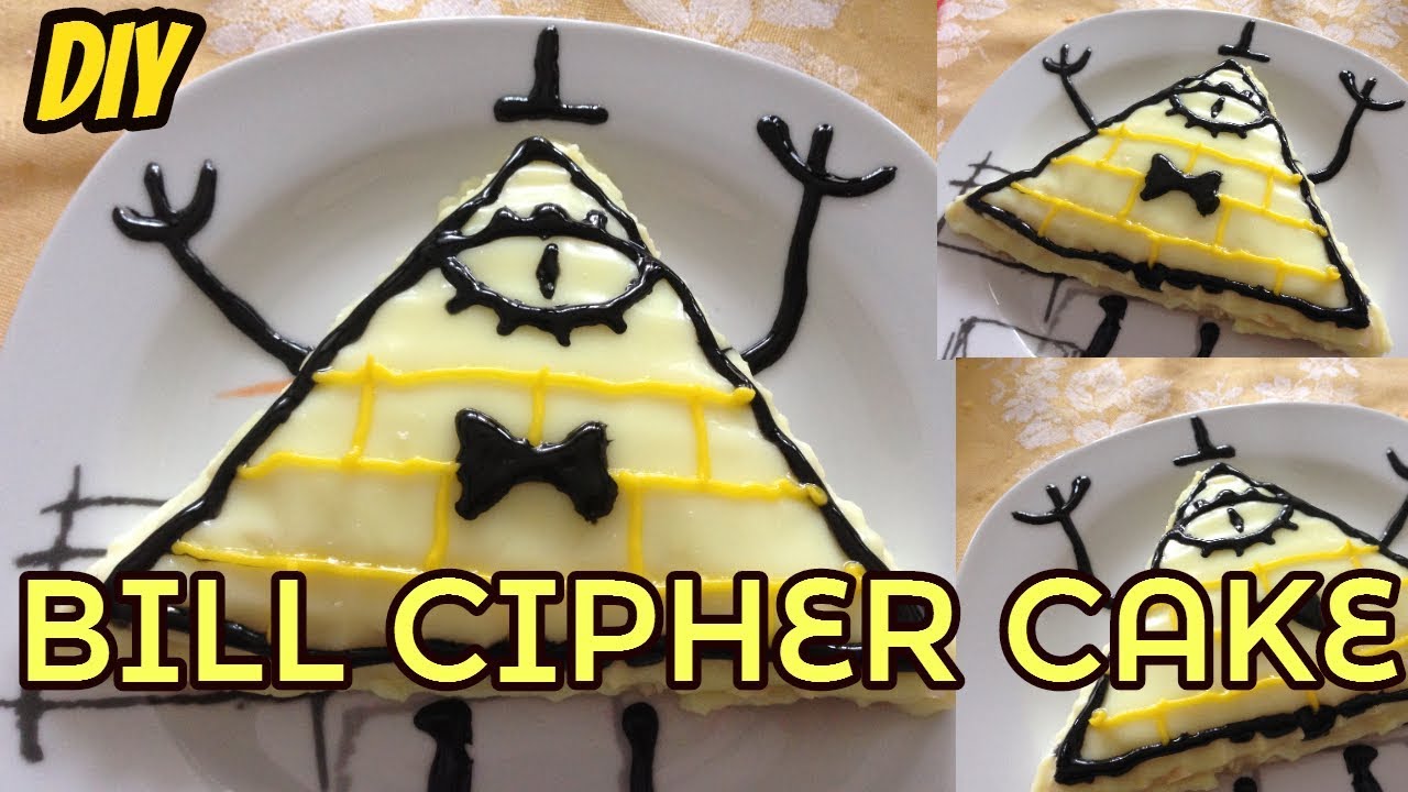 DIY TUTORIAL: Bill Cipher CAKE - YouTube
