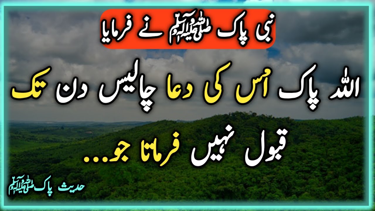 Collection Of Hadees Ep 6 || Hadith Pak || Hadees Sharef In Urdu ...