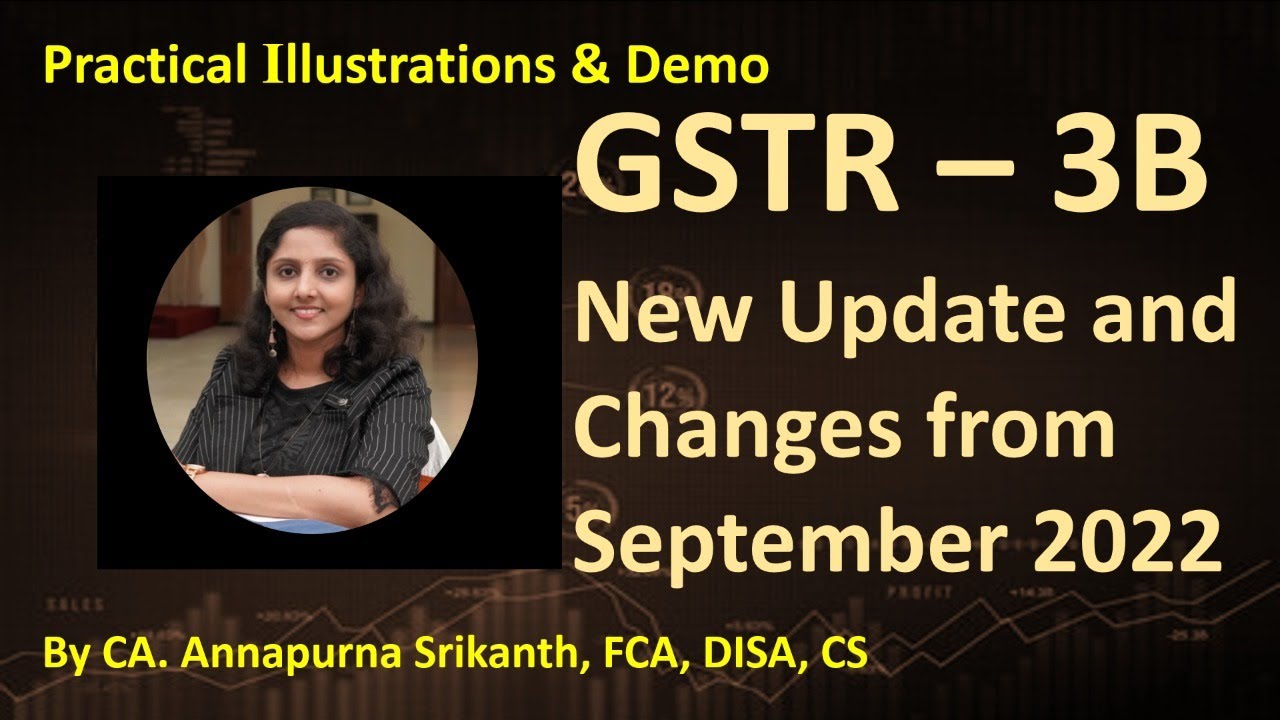 GSTR 3B New update & changes from September 22 | 8 important changes ...