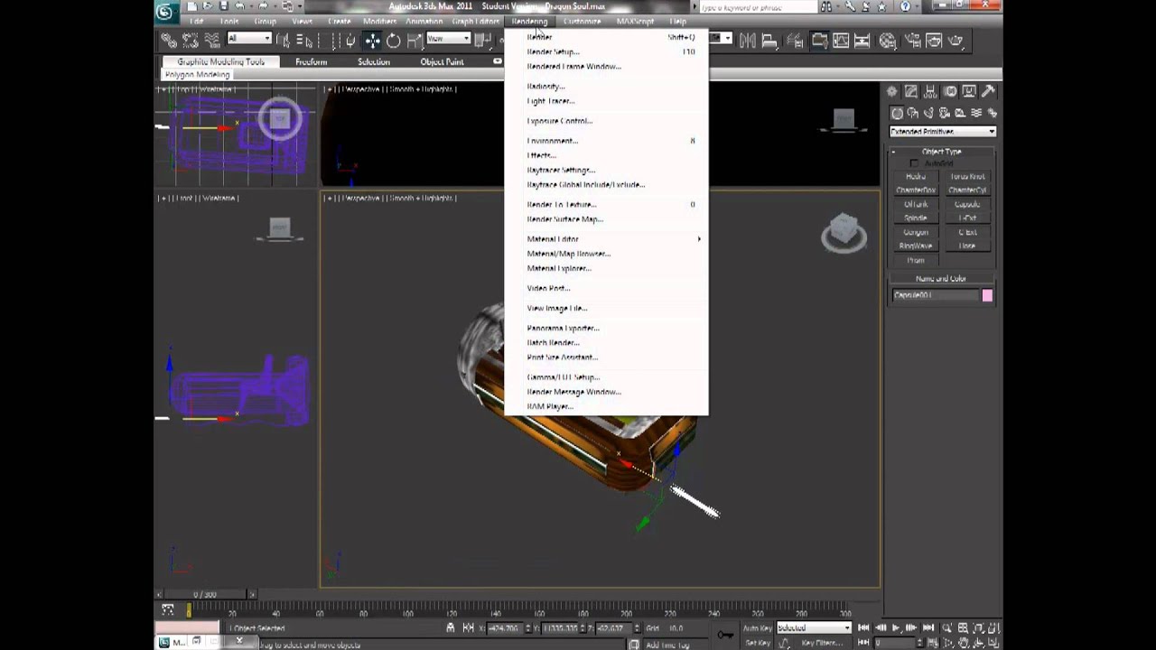 3Ds Max Tutorial: Laser Glow FX - YouTube