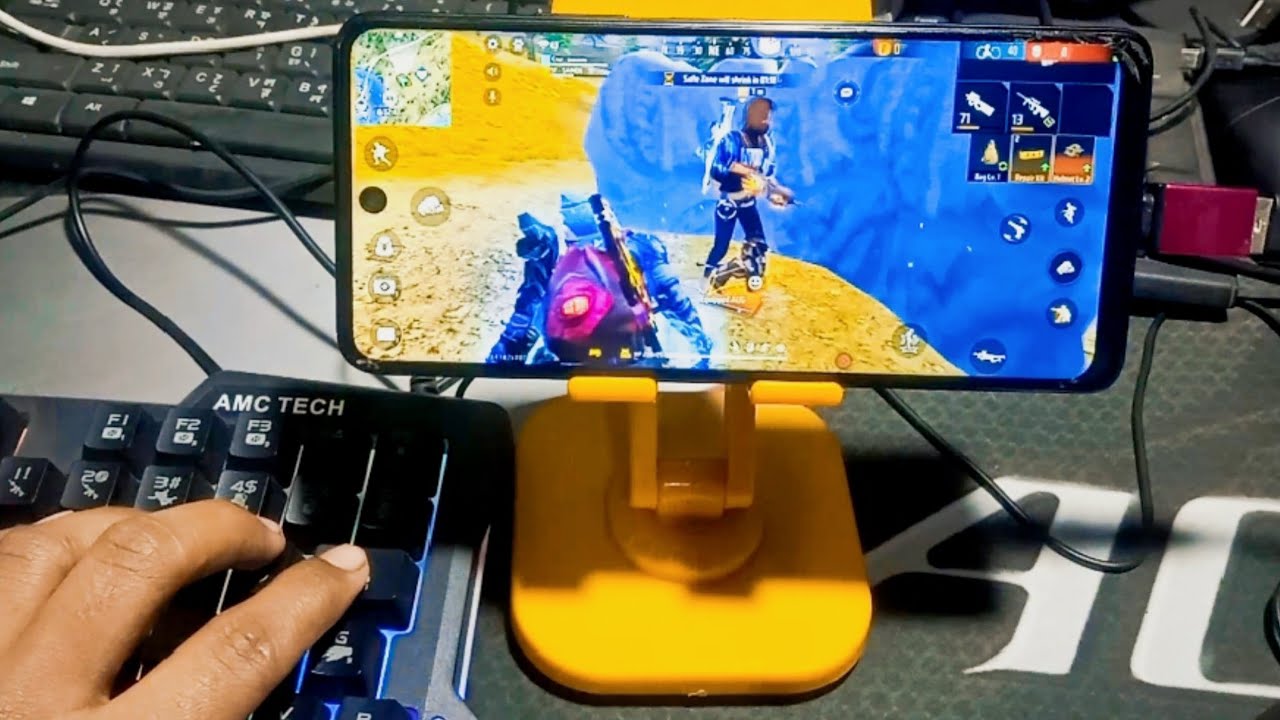 Garena free fire🔥 with keyboard and mouse || mobile gaming setup - YouTube