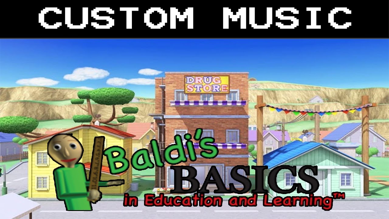 Baldi's Basics themes in Onett (Smash Ultimate) - YouTube