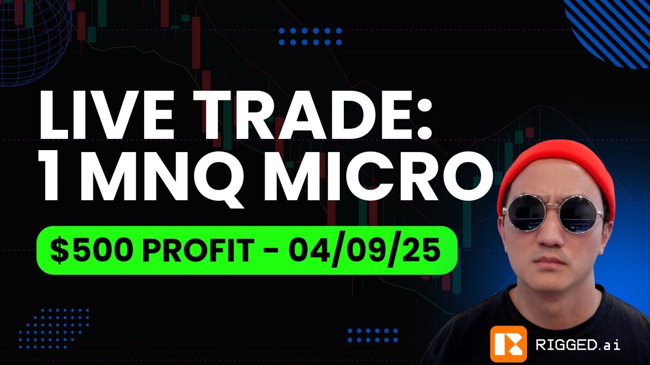 Insane $500 Profit off 1 MNQ Micro in 9 Minutes - 04/09/25 - YouTube