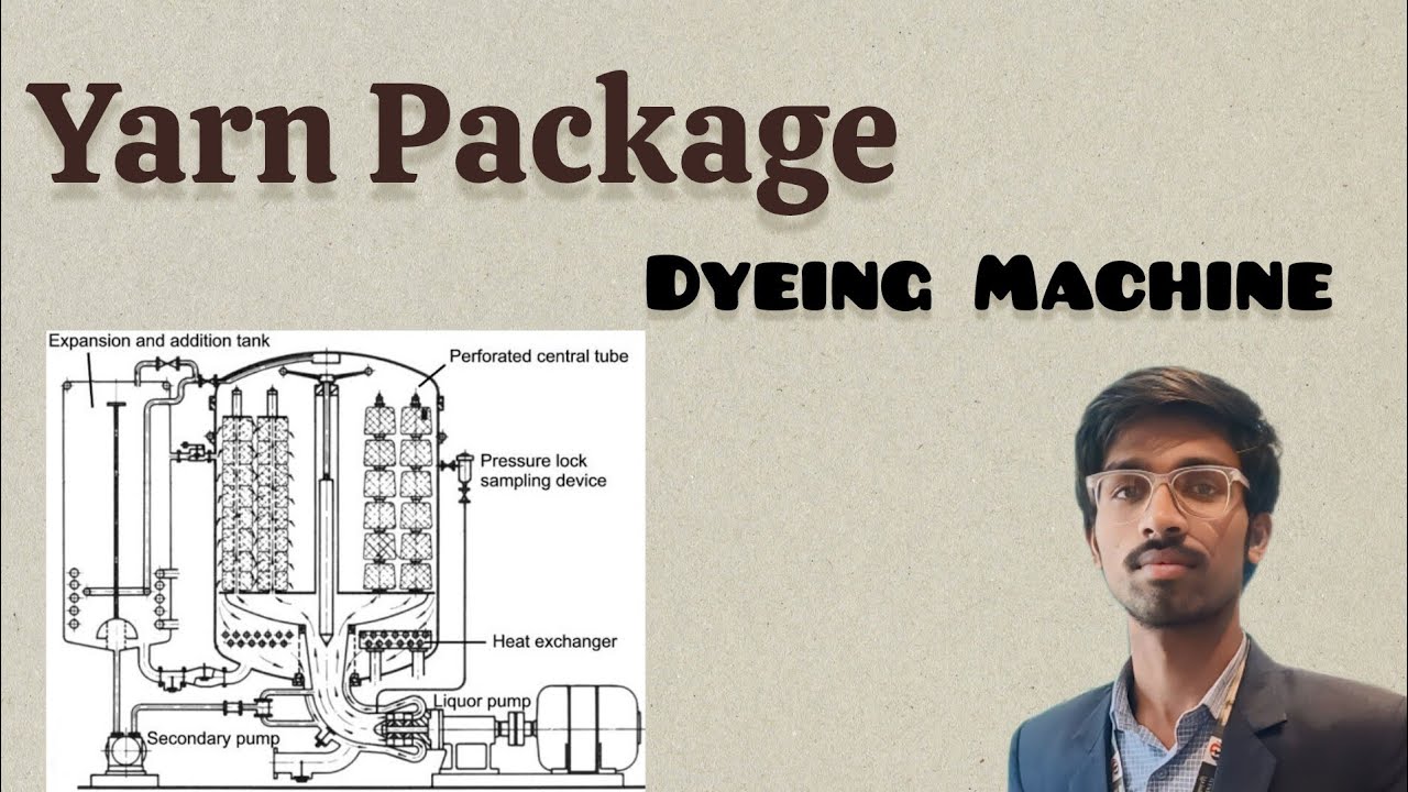Yarn Package Dyeing Machine - YouTube