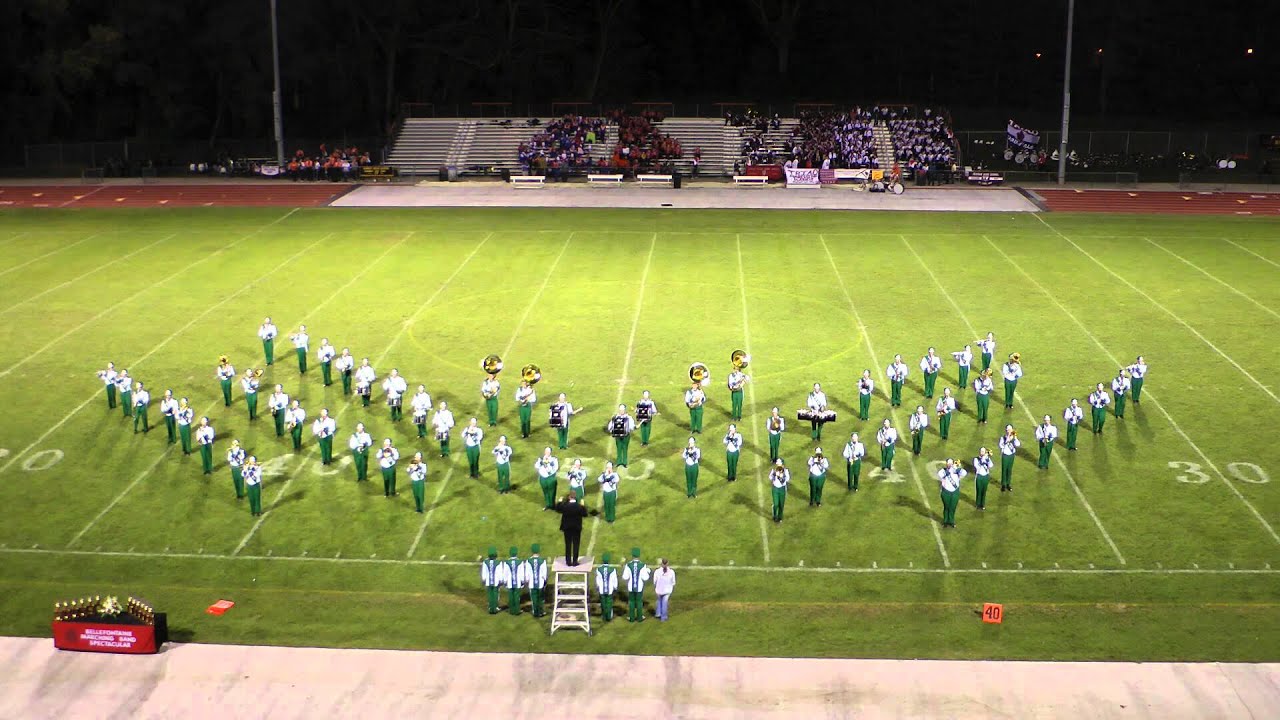 Anna Rockets Marching Band at the Bellefontaine Band Festival - YouTube
