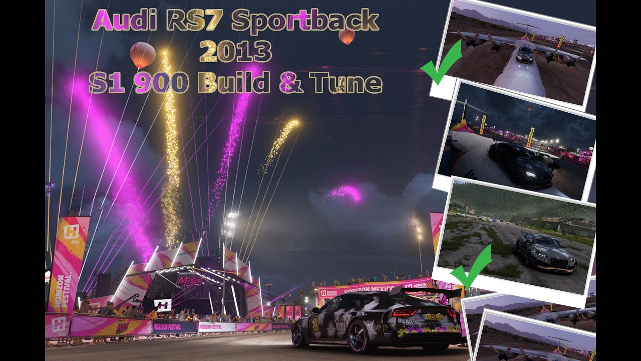 FH5 Audi RS7 Sportback 2013 Tuning Car Drift Build Street Race Canon ...