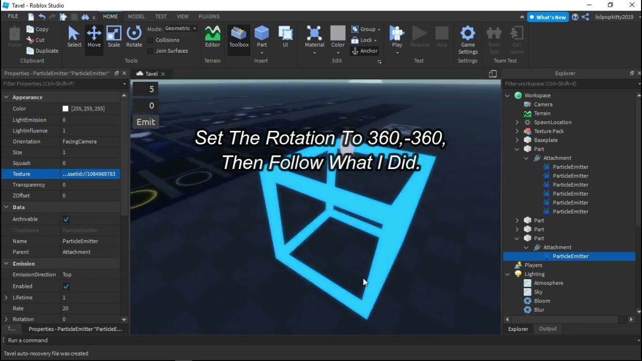 Charge Particle Tutorial | Roblox Studio - YouTube