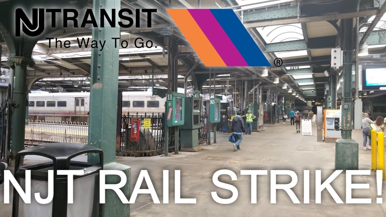 The NJ Transit Rail Strike of June 2022 - YouTube