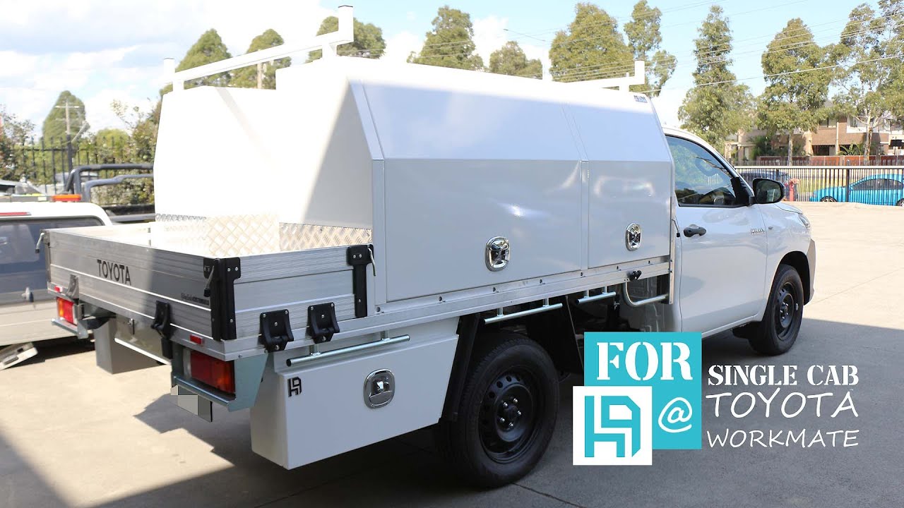 CUSTOM MADE TOOLBOX UNITS FOR SINGLE CAB TOYOTA WORKMATE @HQLINK - YouTube