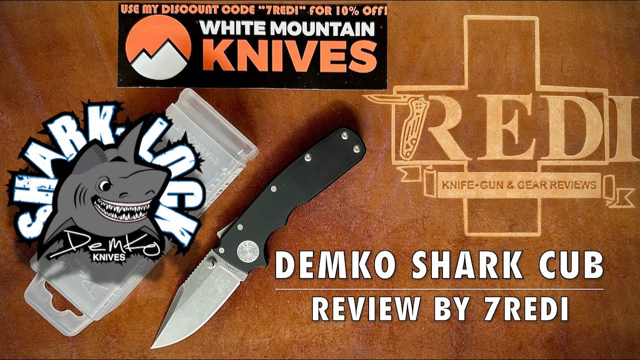 Demko Knives Shark Cub - The Perfect Shark Lock EDC! - YouTube