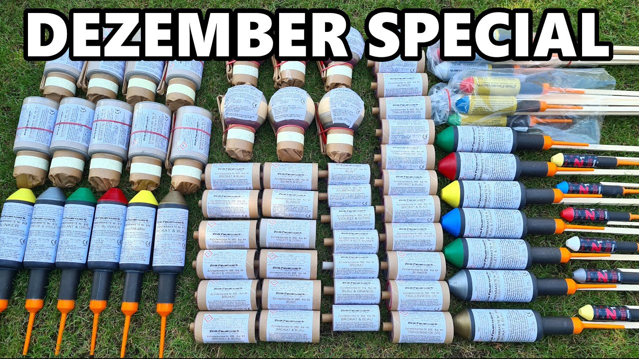 Zink Feuerwerk Shells bis 100 mm, F2, F3 & F4 Raketen [𝟰𝗞 ...