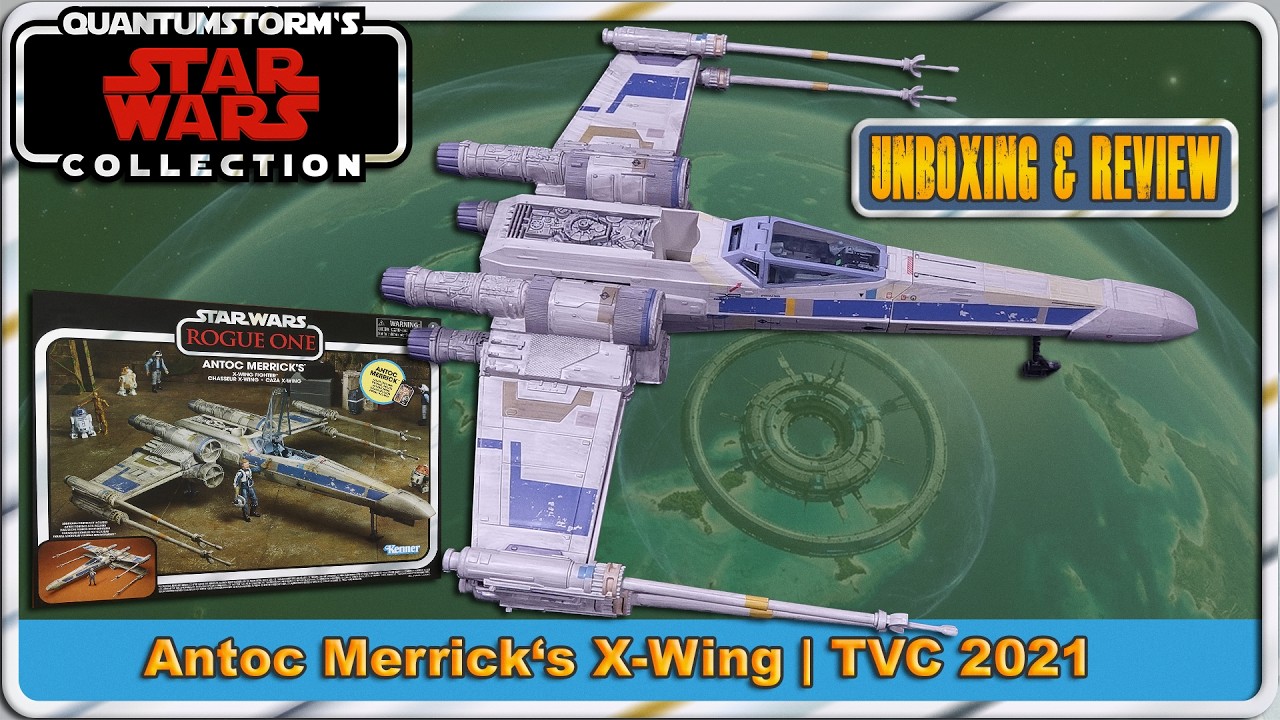 Antoc Merrick's X-Wing - Unboxing & Review | Hasbro Star Wars | TVC ...