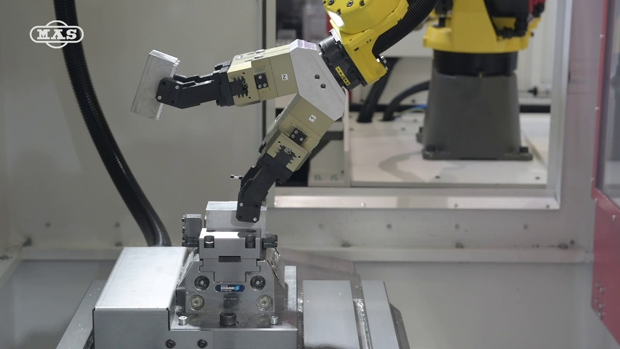 Kovosvit MAS MCV 800 quick - automation - YouTube
