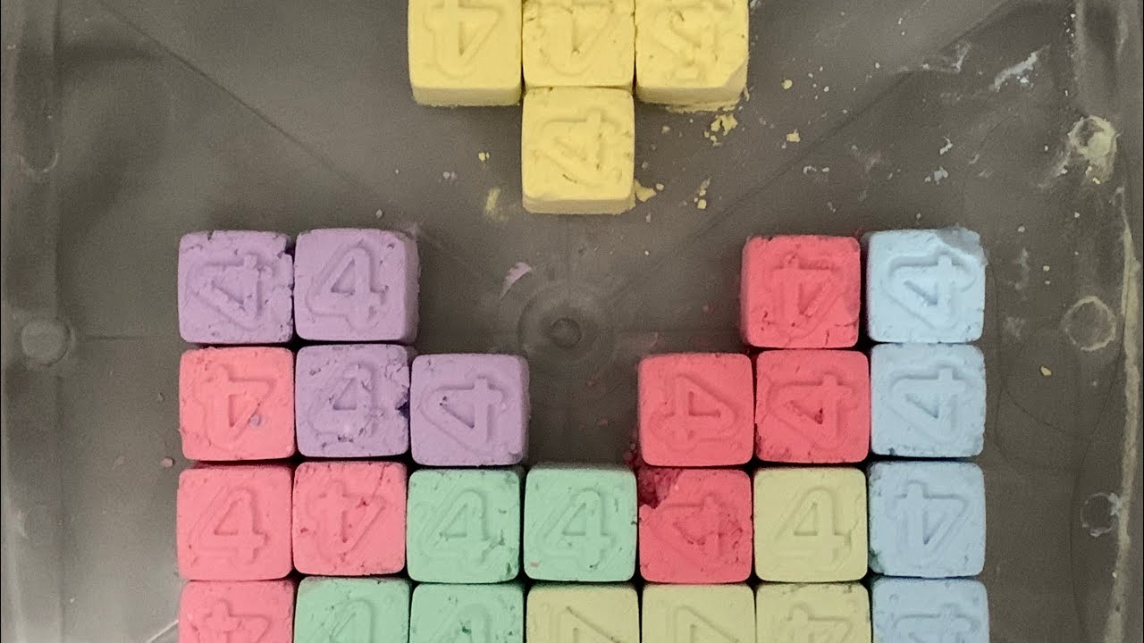 Baking soda soft crumble #18 Tetris - YouTube