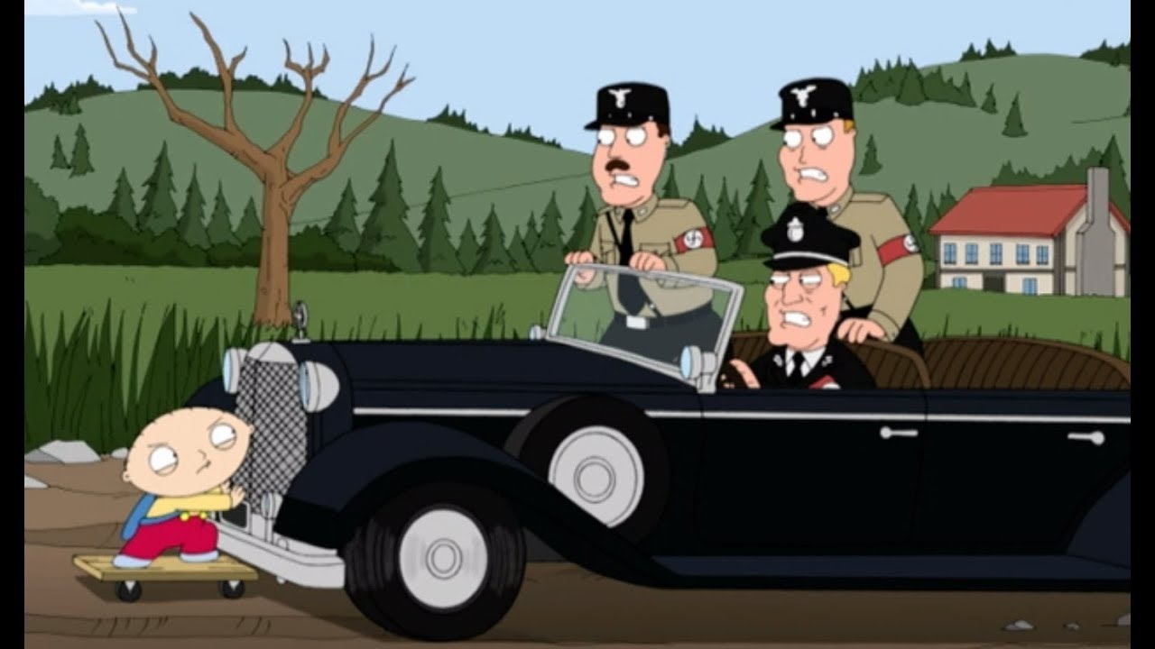 family guy road to germany chase scene {season 7 episode 3} - YouTube