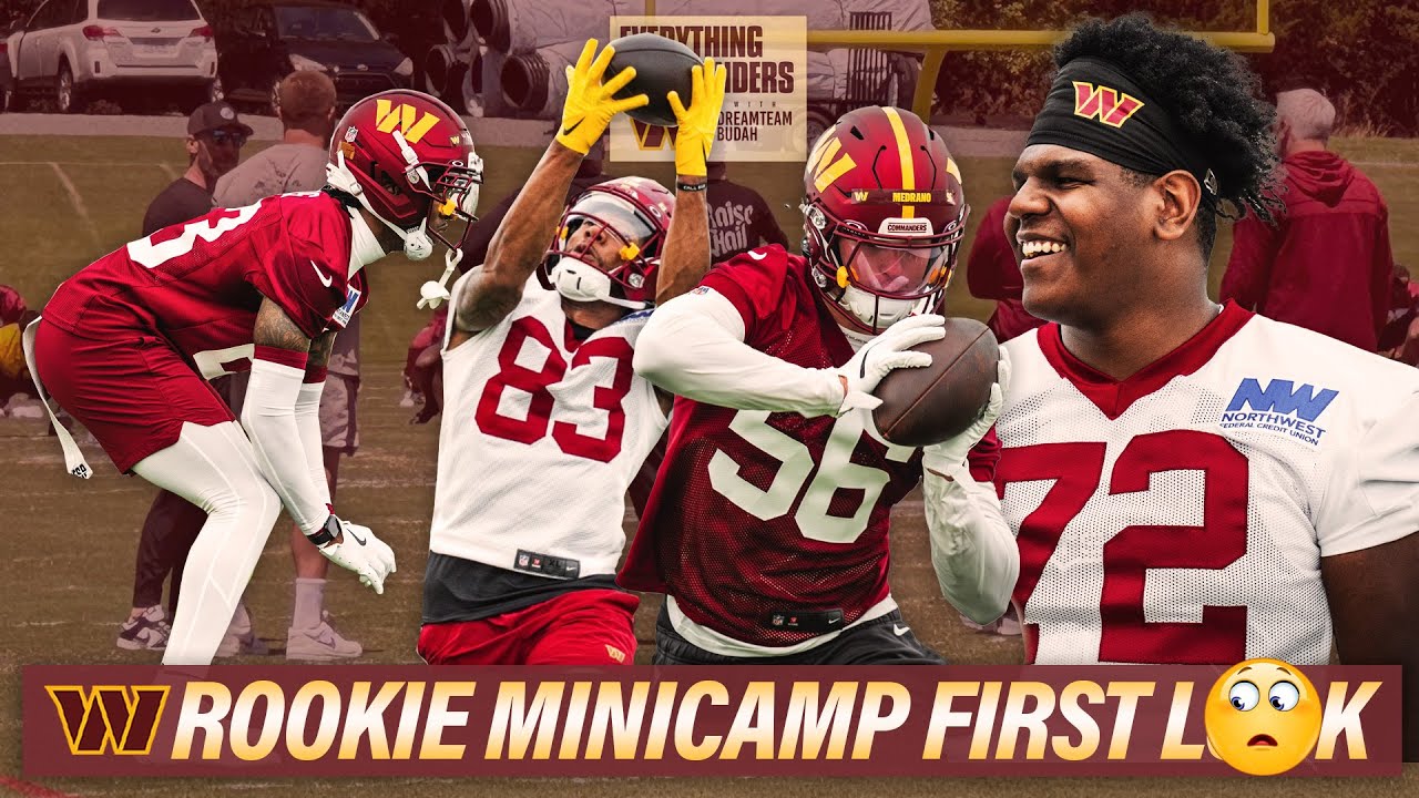 👀 First Look at Commanders Rookie Minicamp! Standouts, Surprises ...
