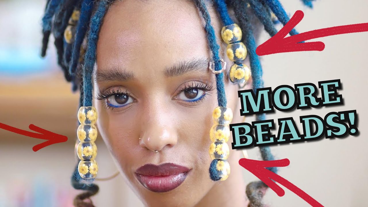 Hair Beads MADE For THICK LOCS! - YouTube