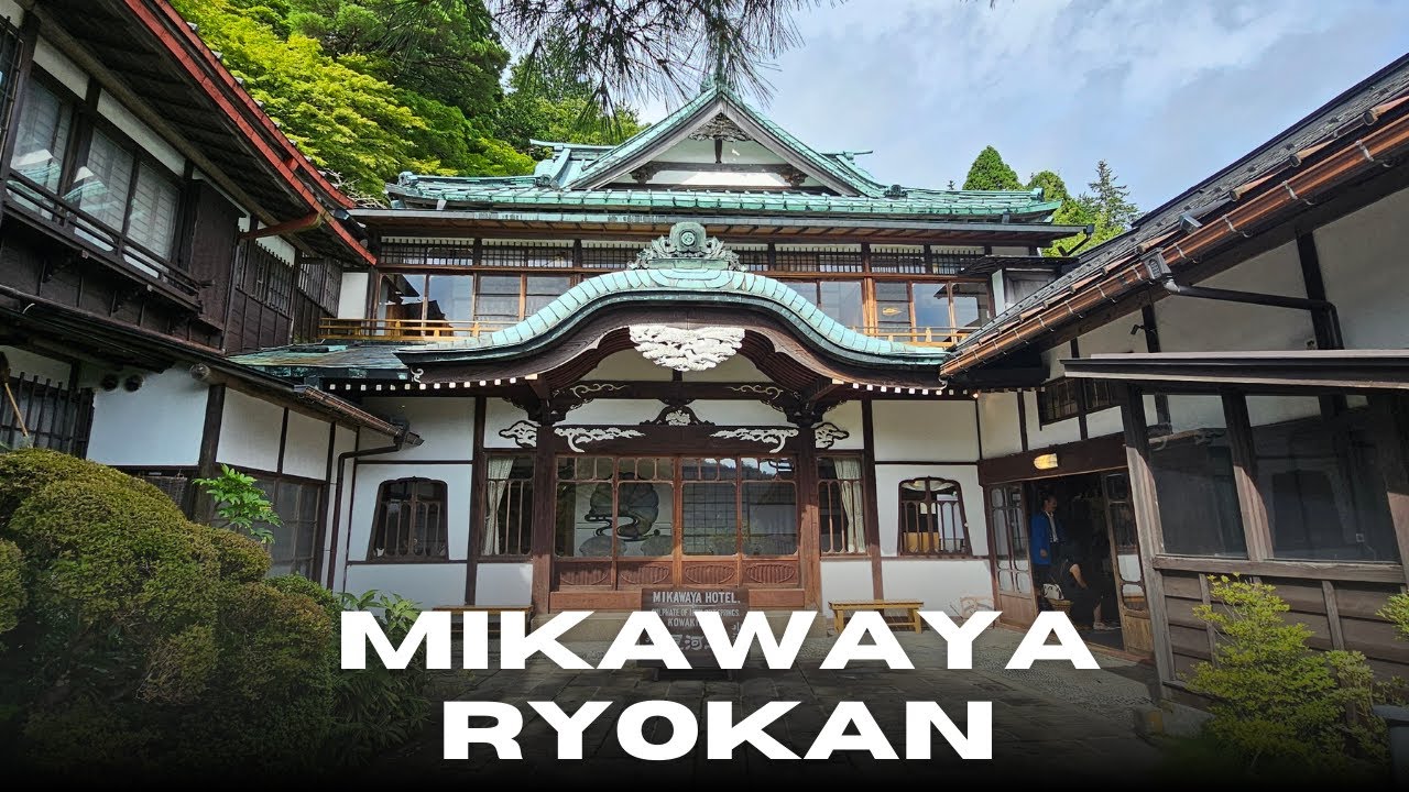Mikawaya Ryokan | Open-Air Bathroom Room Tour & Review | Hakone, Japan - YouTube