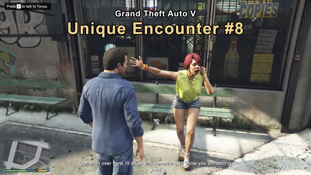 Michael meets Tonya - Unique Encounter #8 - GTA 5 - YouTube