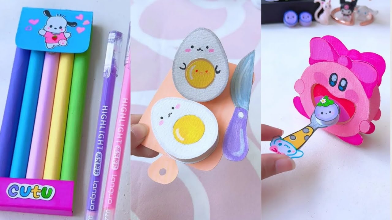 Paper craft/easy craft ideas/miniature craft/how to make/DIY/school ...