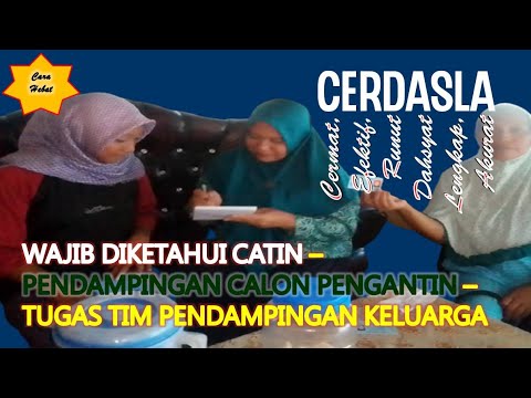 Wajib Diketahui Catin - Pendampingan Calon Pengantin - Tugas Tim ...